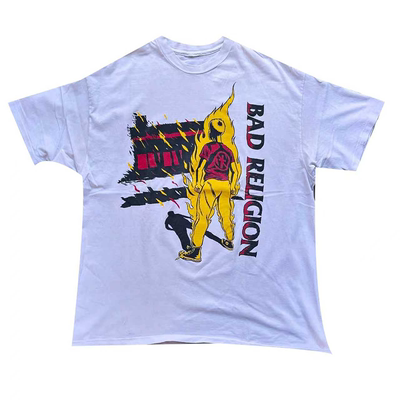 Bad Religion 乐队摇滚乐队周边高级感美式复古嘻哈半袖