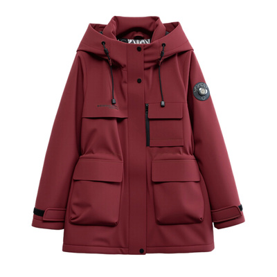 雅鹿时尚新款女士羽绒冲锋衣