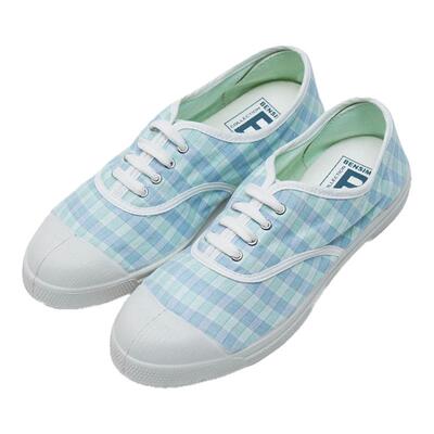 法国正品BENSIMON系带帆布鞋