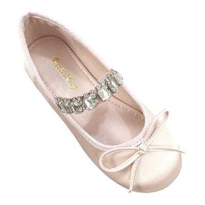 女童单鞋芭蕾舞蹈鞋软底水晶布鞋