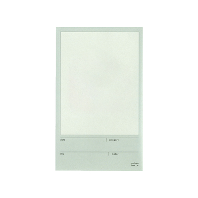 analogueKeeper便签五色记录纸