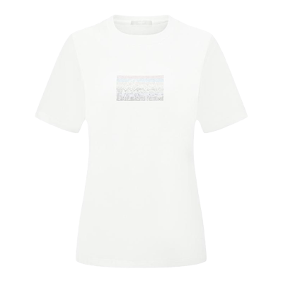 RARE威雅女装夏季 女士白色修身圆领短袖T恤RR2245210231