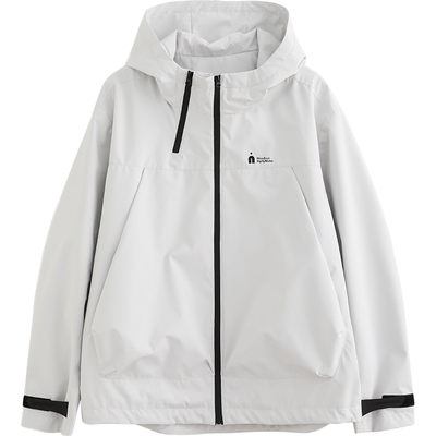 诺诺公主S1N初中生春季连帽户外短外套女青少年学生运动软壳上衣