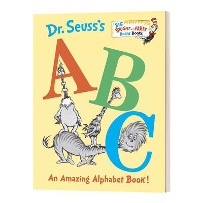 Dr. Seuss's ABC (Beginner Books, I Can Read It All By Myself) 苏斯博士系列 字母书 纸板书 廖彩杏书单