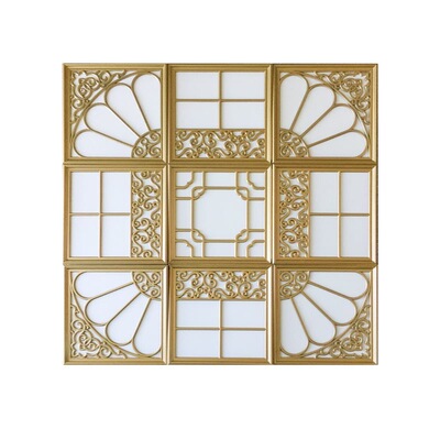 集成吊顶灯450X450平板灯 客厅组合拼花灯嵌入式30X30铝扣板led灯