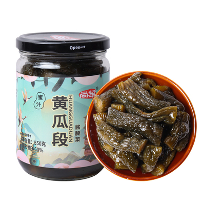 尚华苏州蜜汁酱黄瓜段瓶装下饭菜