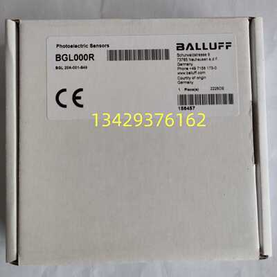 议价BALLUFF巴鲁夫BGL 20A-001-S49 BGL000R现货原装正品U型光电