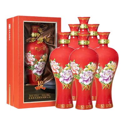 国花瓷500ml45度凤香型白酒