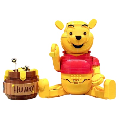 迪士尼小熊维尼拼装积木玩具
