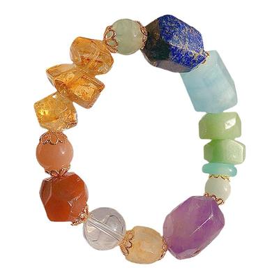 女水晶黄水晶大气彩虹款