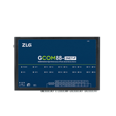 ZLG8路串口服务器边缘计算网关