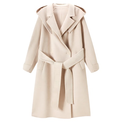 中长款两件套可拆卸毛呢大衣