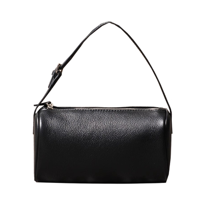 TANG TOWN 头层牛皮mini小包 立体有型笔筒包 手提单肩斜挎包包