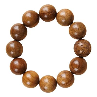 合慕金丝楠木十二生肖守护手串