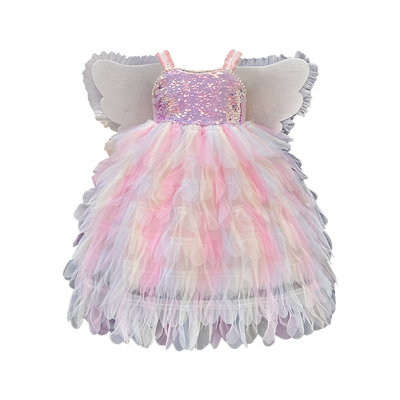 女童连衣裙夏装2025新款宝宝夏天网纱公主裙礼服儿童夏天生日裙子