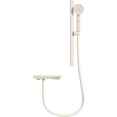 【国补15%】浪鲸简易淋浴花洒套装无顶喷奶白家用卫生间小户型055