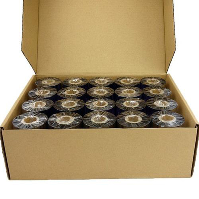 打印清晰够黑铜版不干胶纸碳带