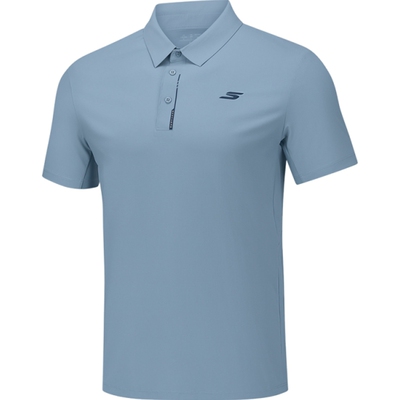 SKECHERS斯凯奇男子运动休闲POLO衫短袖T恤P326M059-03M3