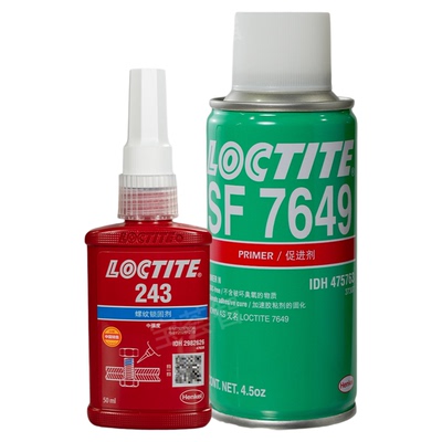 loctite汉高乐泰243+7649螺纹锁固促进剂提升固化速度组合套装
