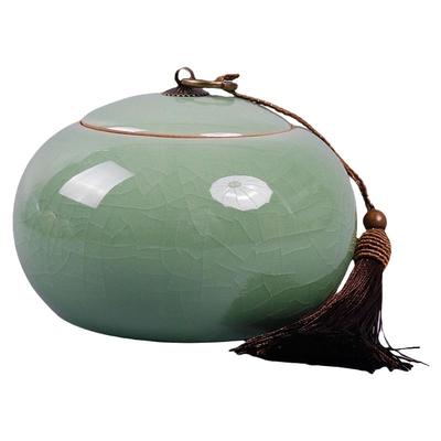 哥窑礼盒定制中式风陶瓷茶叶罐