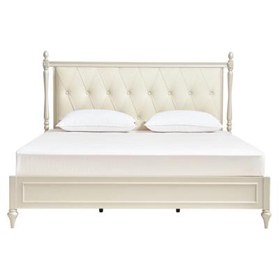 法式主卧真皮软包1.8米双人大床