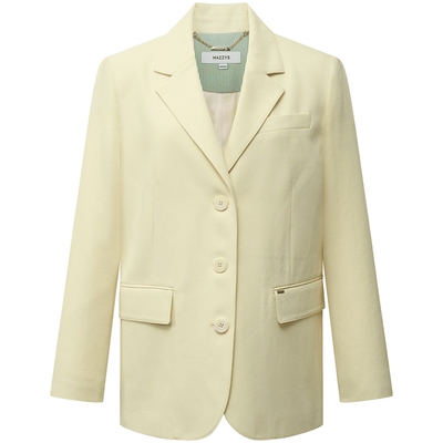 Hazzys三粒扣休闲单西