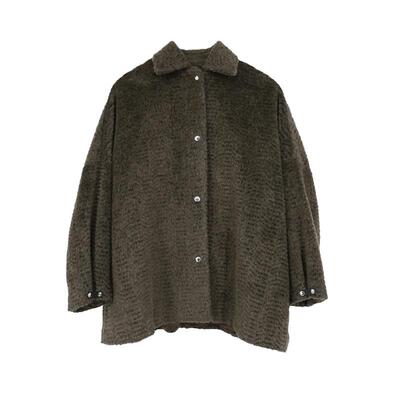 有尾女装休闲羊毛短款大衣