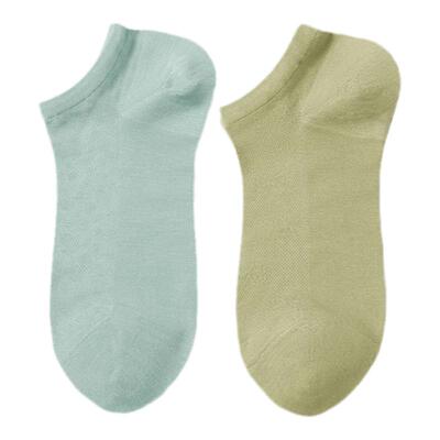 鹿人中筒船袜子女士春夏季透气