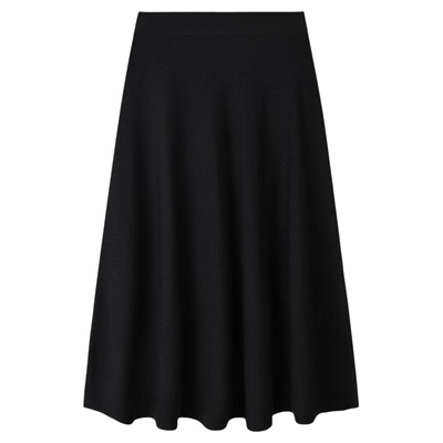 STELLAM女装 LAMA 极简设计丝质中长半身裙