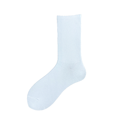 双装春夏橙色军绿四季款常规白袜