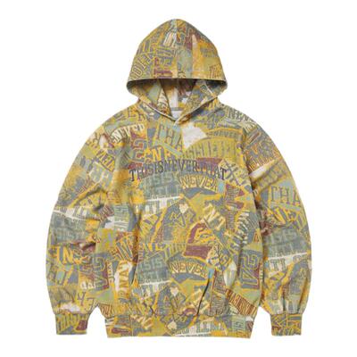 thisisneverthat®Crazy Arch-Logo Hoodie秋冬新款满印连帽卫衣