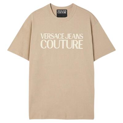 【季末优惠】VERSACE JEANS COUTURE 男士印花棉质平纹针织T恤