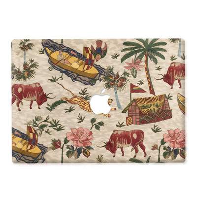 适用25新款Macbook保护壳m3轻软m1苹果笔记本电脑套air13薄磨砂m4 pro13/14/15/16防摔2338/2442复古版画2681