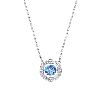 跳动的心锁骨链Swarovski