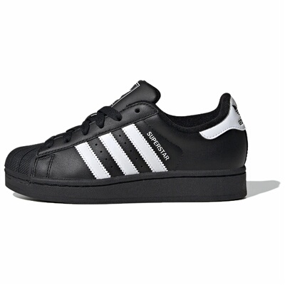 【荐】adidas originals Superstar 2舒适百搭低帮儿童板鞋JH9977