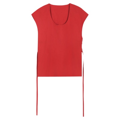 CAN女装夏季新款设计感U型领T恤