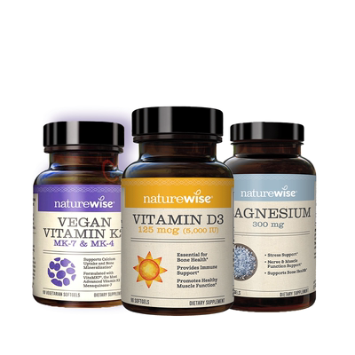 naturewise阳光瓶维生素d3k2镁