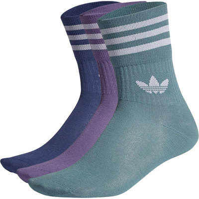 男女三双装运动袜阿迪达斯正品