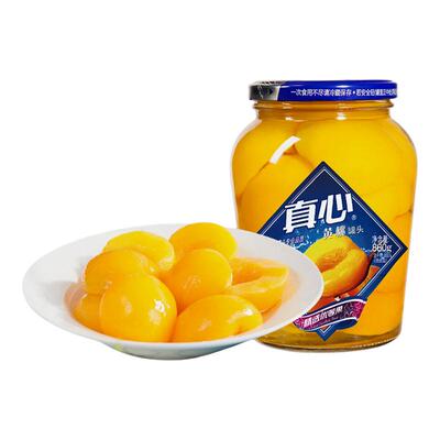 真心水果罐头880g东北特产零食