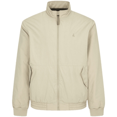 滨波米色休闲立领棉服