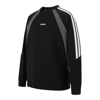 Adidas/阿迪达斯正品春秋男女复古运动休闲经典日常长袖T恤KG7145