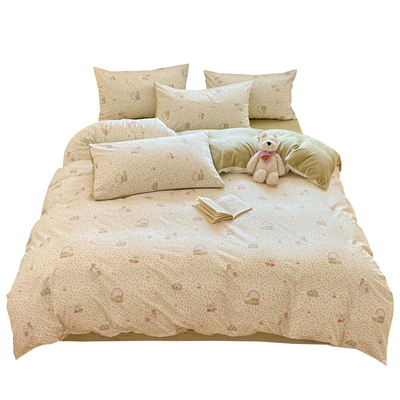 加绒被套ab面一面牛奶绒一面全棉