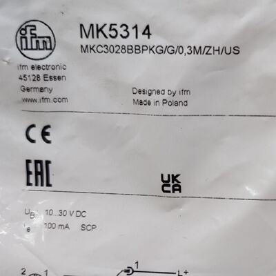 议价【包邮】 IFM MK5314 MK5315 MK5317 MK5325 全新原装正品易