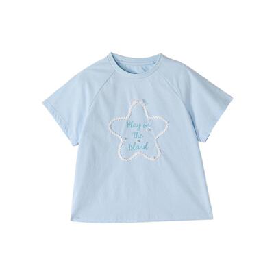 笛莎官方旗舰店女童短袖t恤