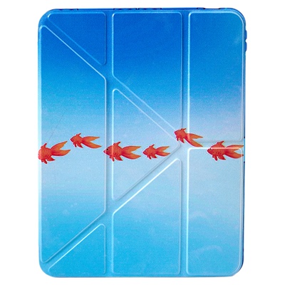 渐变蓝鲤鱼苹果ipadmini7保护套