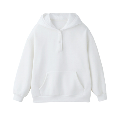 连帽羽绒棉帽子拼接长袖卫衣秋冬