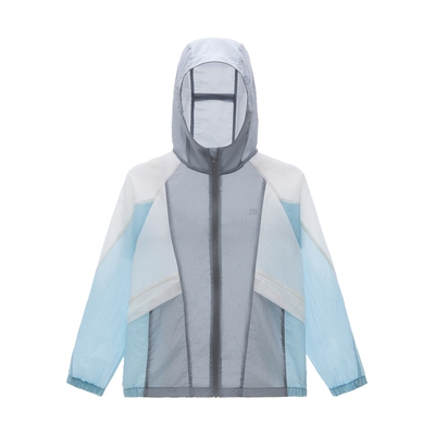 蕉内小凉皮502UV男女童防泼水斜分割拼色均衡防晒衣防水户外凉感