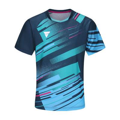 新品VICTAS维克塔斯乒乓球服短袖比赛服运动衣服086111