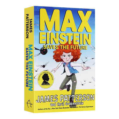 英文原版 Max Einstein Saves the Future 马克思爱因斯坦系列 拯救未来 少儿英语课外阅读读物冒险故事小说 英文版 进口英语书籍