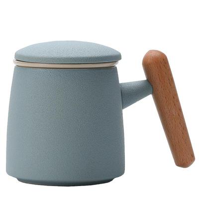 分离茶道杯陶瓷刻字喝茶主人杯